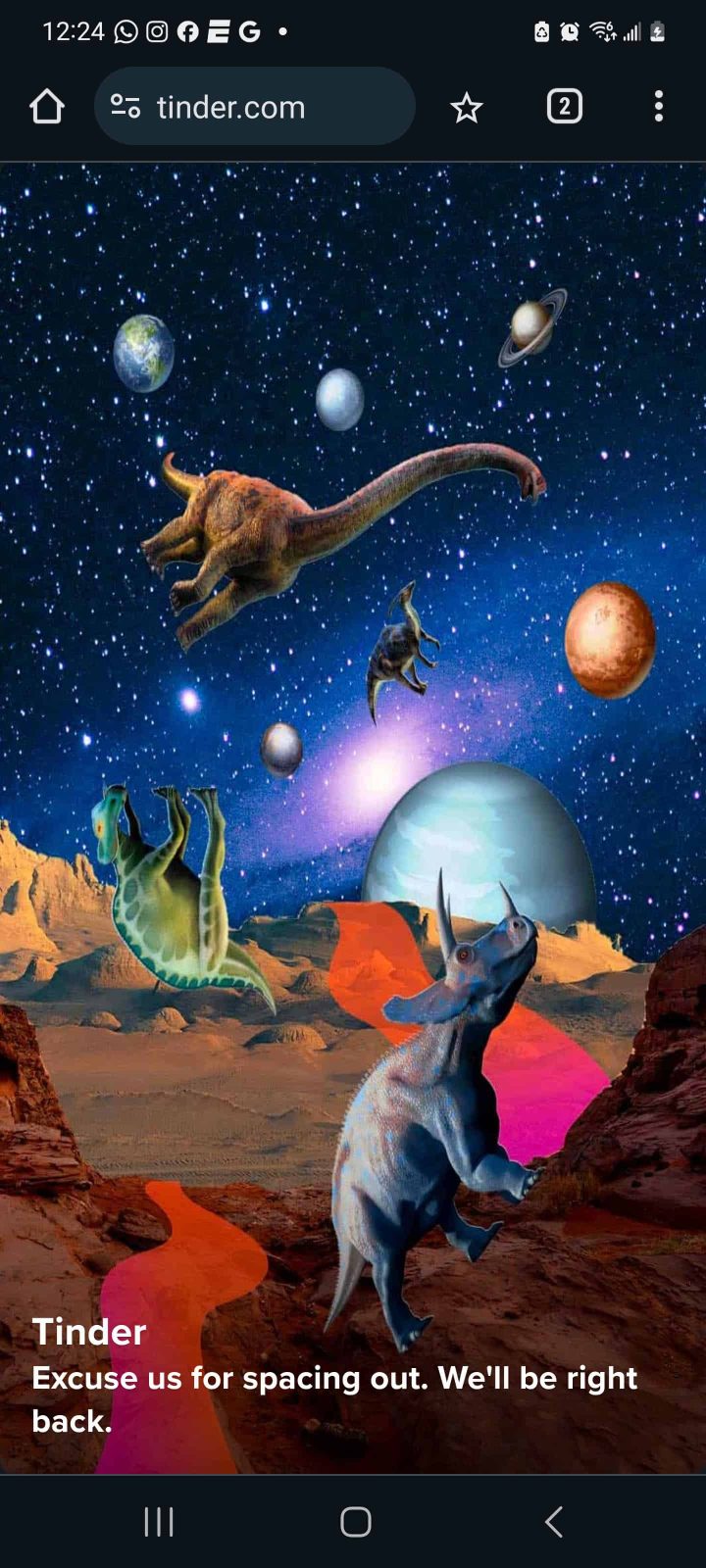 How to Fix the “Sorry for Spacing Out” Tinder Message