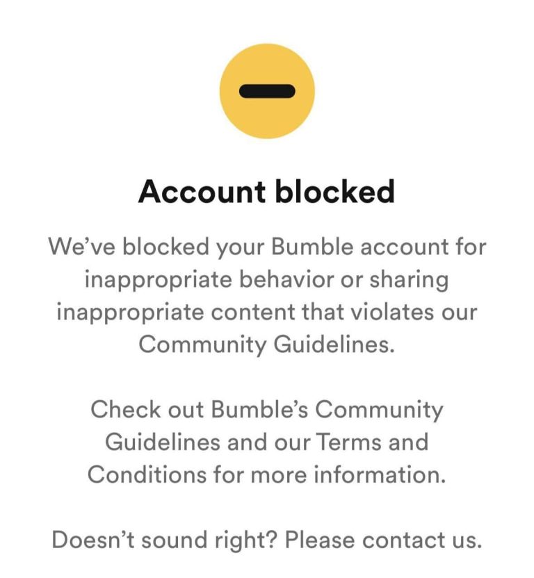 How to Get Back on Bumble After Being Banned – Account Blocked