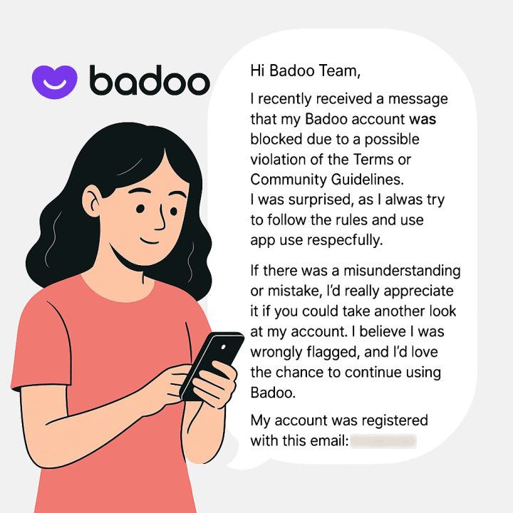 How to Unblock a Badoo Account: Appeal or Start Fresh
