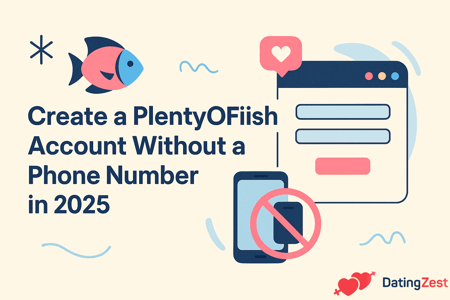 Crear una cuenta PlentyOfFish sin número de teléfono 2025