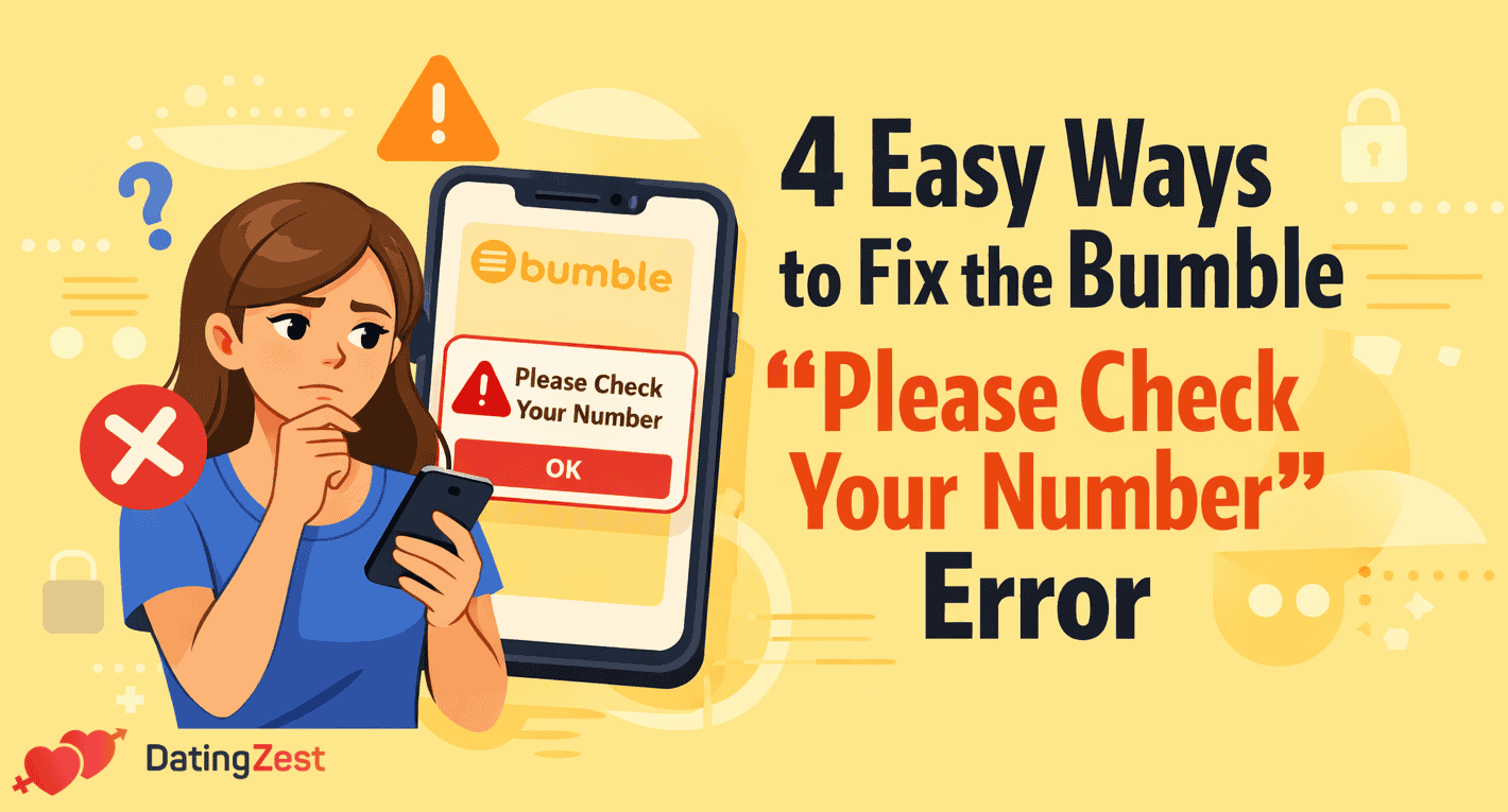 4 Steps to Fix the Bumble “Please Check Your Number” Error