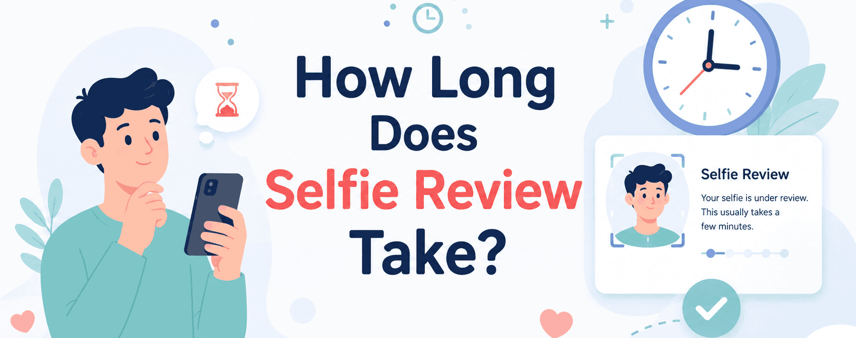 How Long Does Dating app's Selfie Review Take & What to Do If You're Stuck
